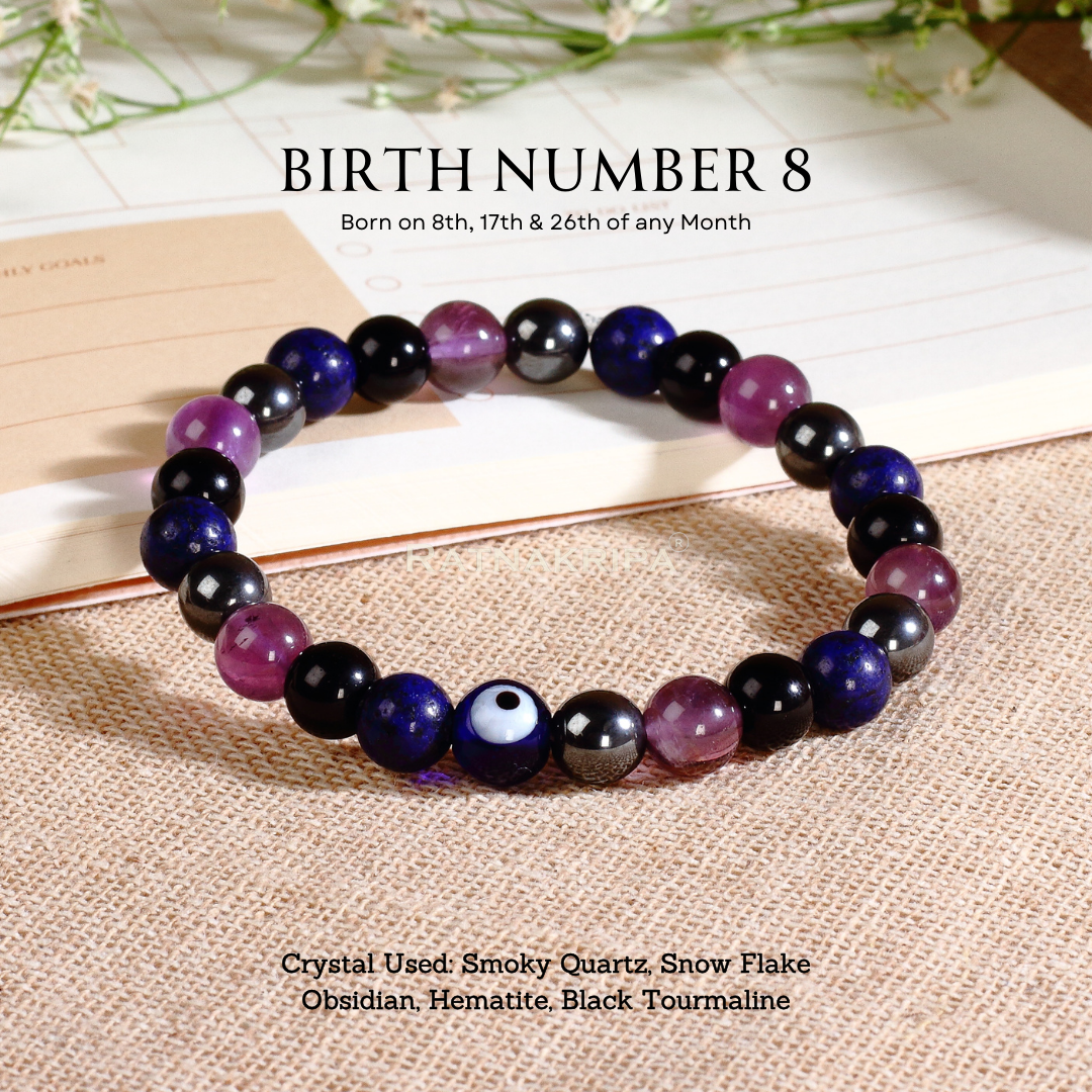 Birth Number 8 Bracelet – ratnakripa