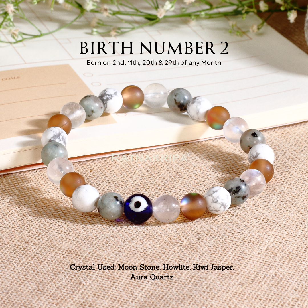 Birth Number 2 Bracelet – ratnakripa
