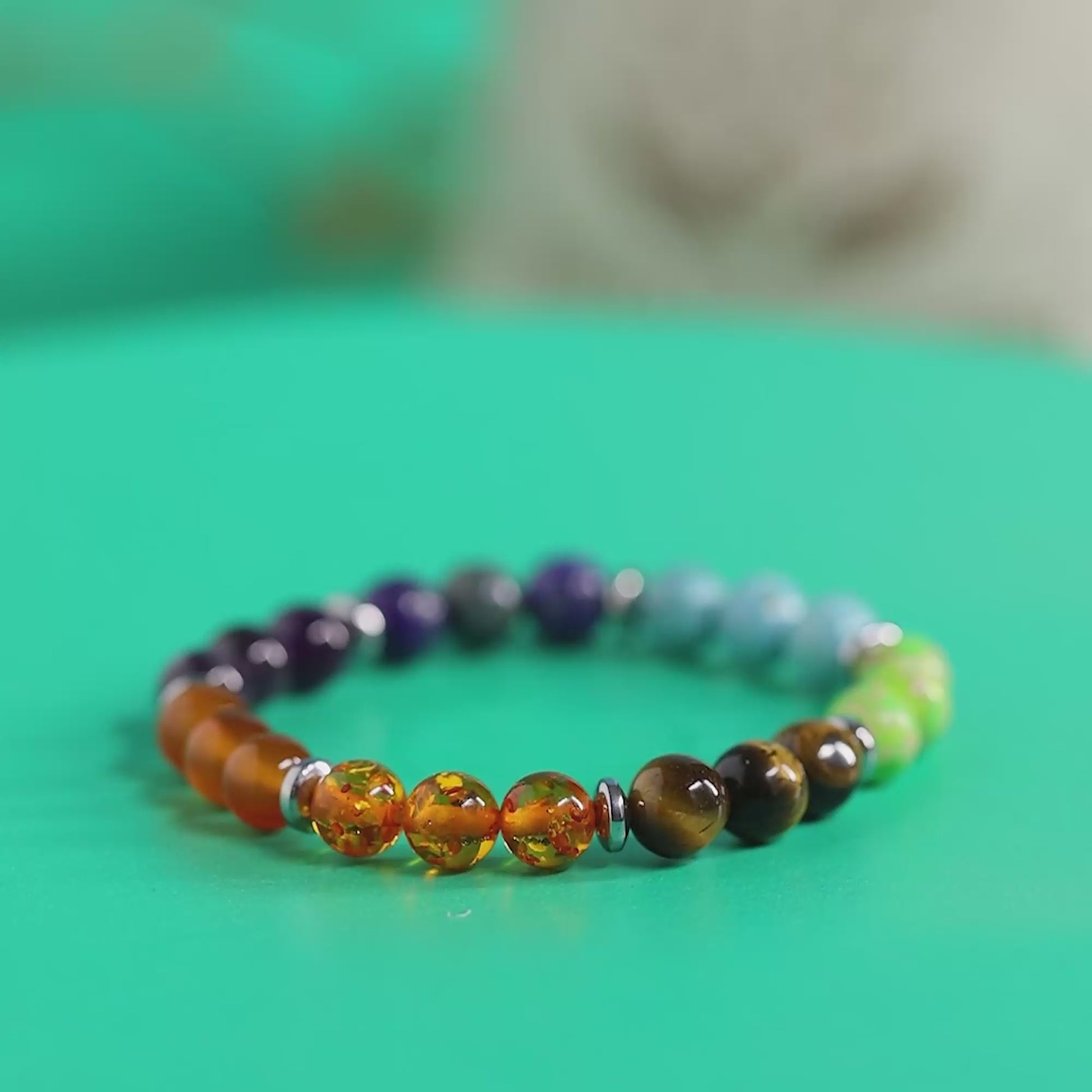Buy 7 Chakra Power Elastic Bracelet | 7 Chakra Bracelet – ratnakripa Buy 7 Chakra Power Elastic Bracelet | 7 Chakra Bracelet – ratnakripa